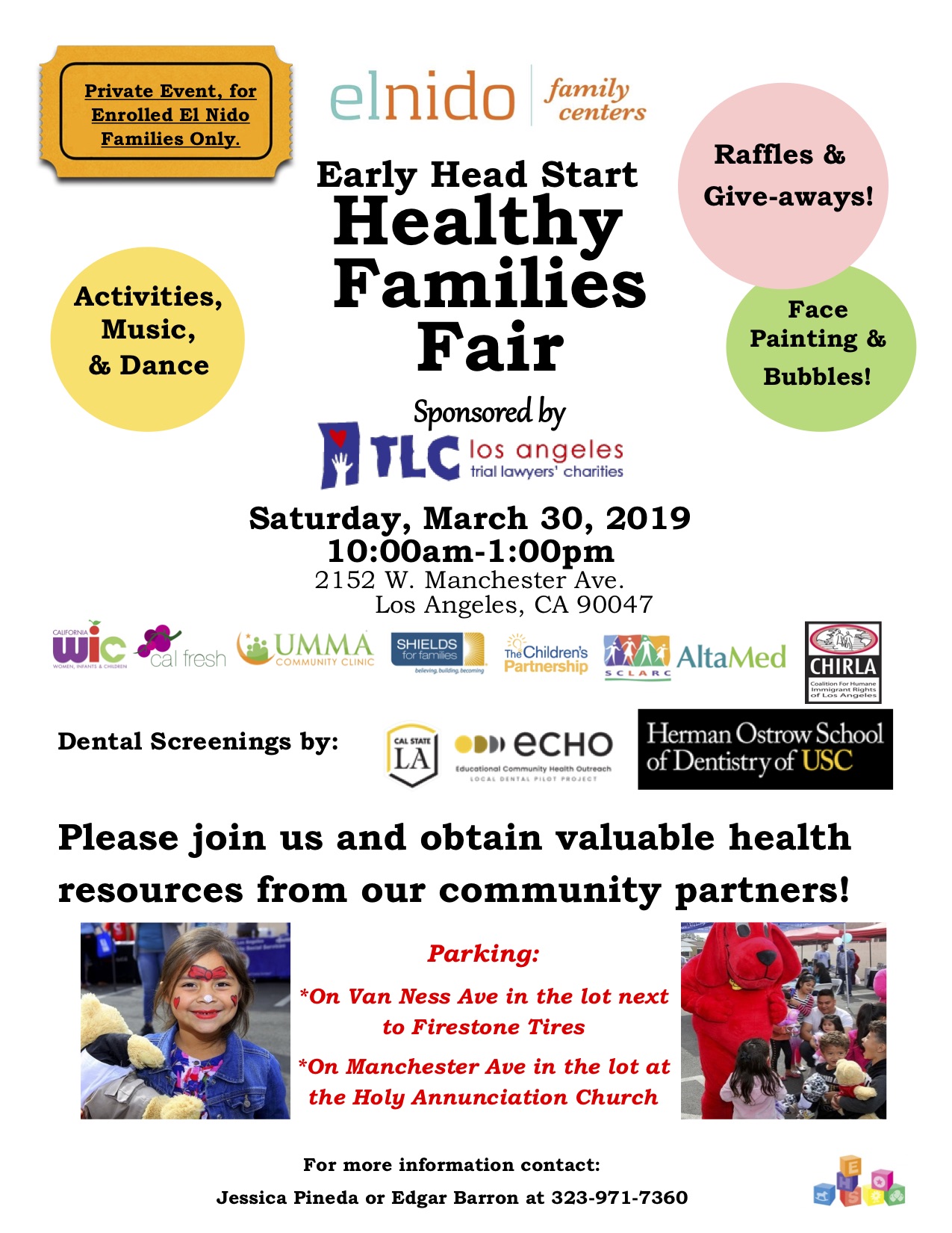 El Nido Early Head Start Healthy Families Fair – All In For Health