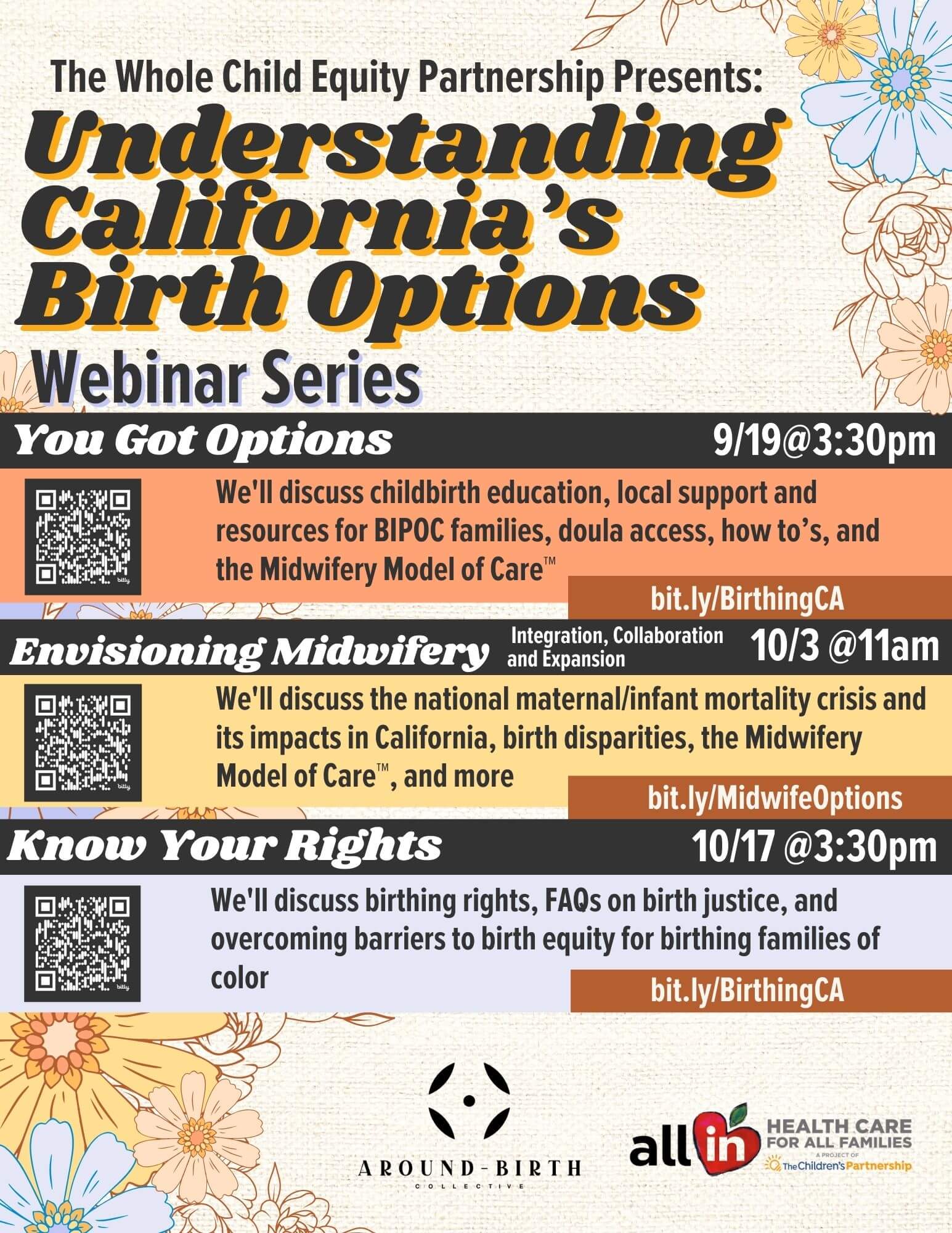 California Birth Options Series – All In For Health